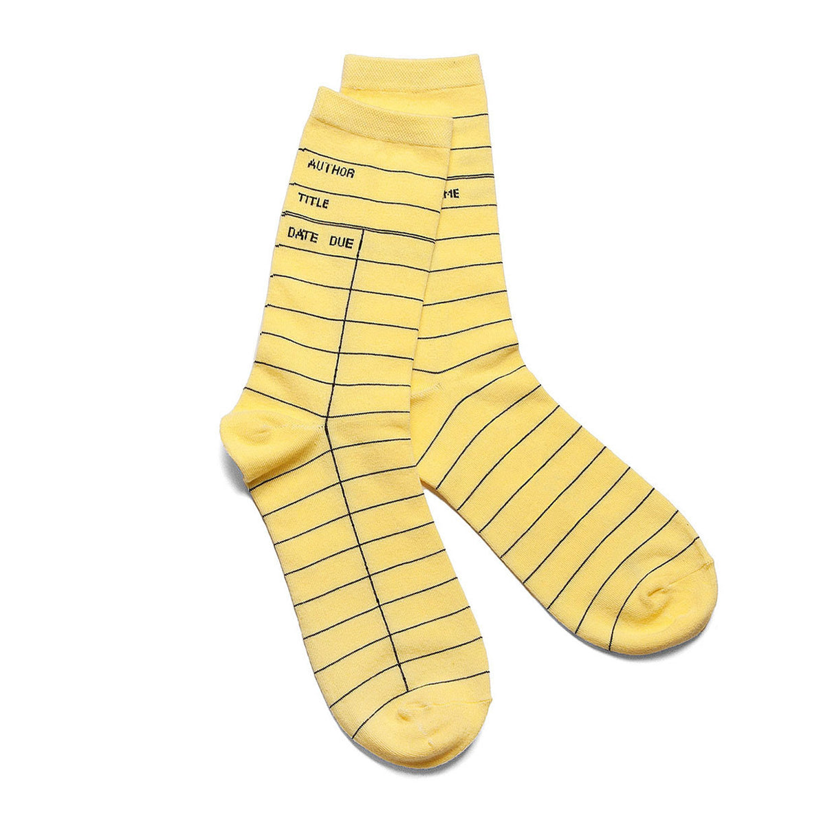 Library Card Socks — Empire Supply