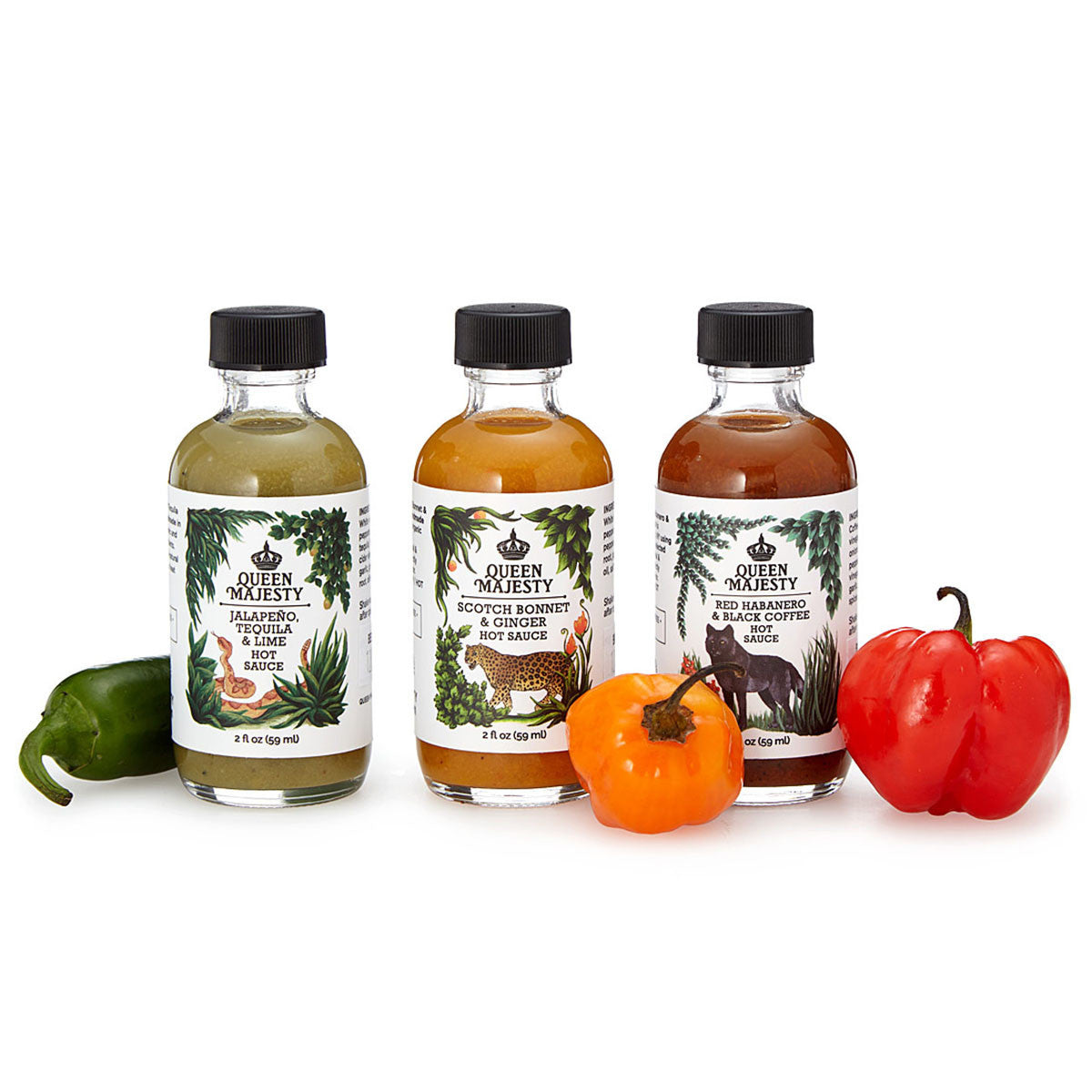 Trio of Travel-Sized Hot Sauces — Empire Supply